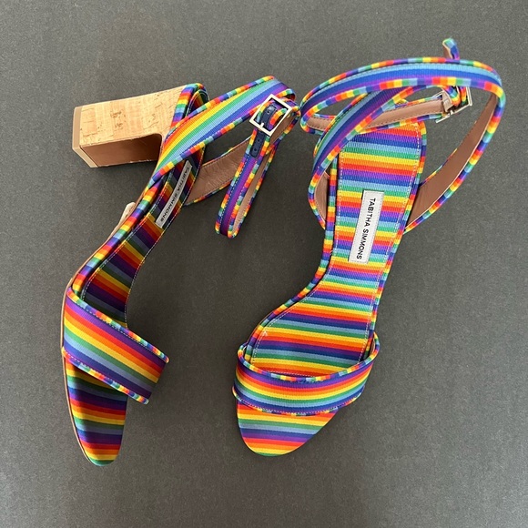 Tabitha Simmons | Shoes | Tabitha Simmons Multi Color Leticia Sandals ...